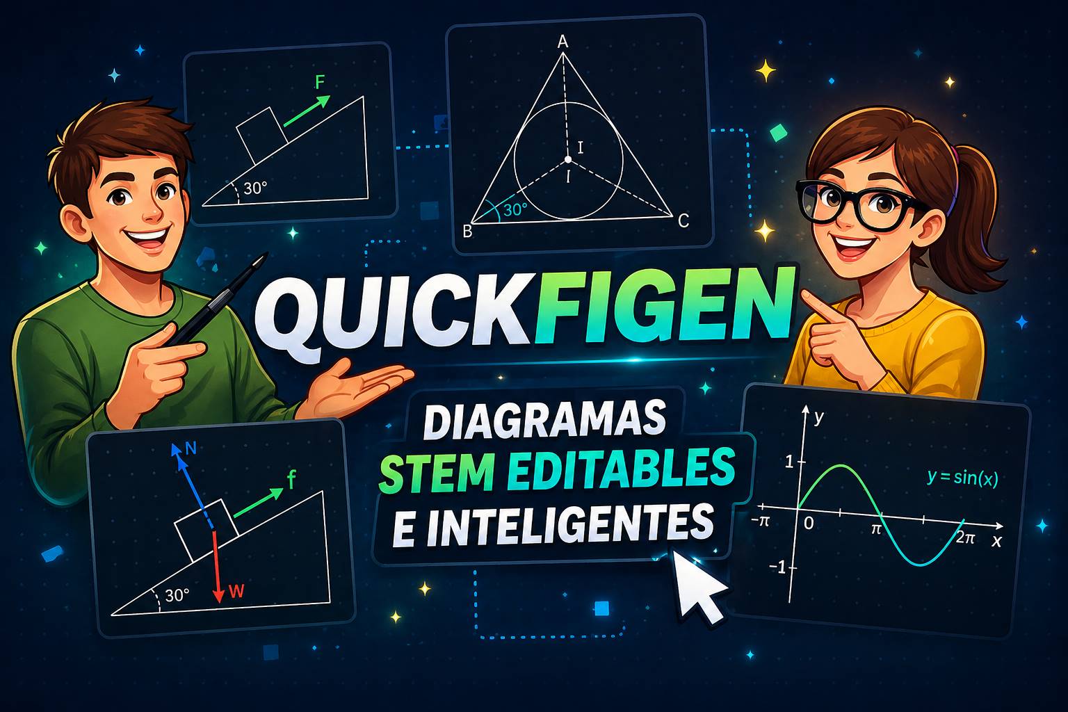 QuickFigen — Plataforma de enseñanza visual STEM
